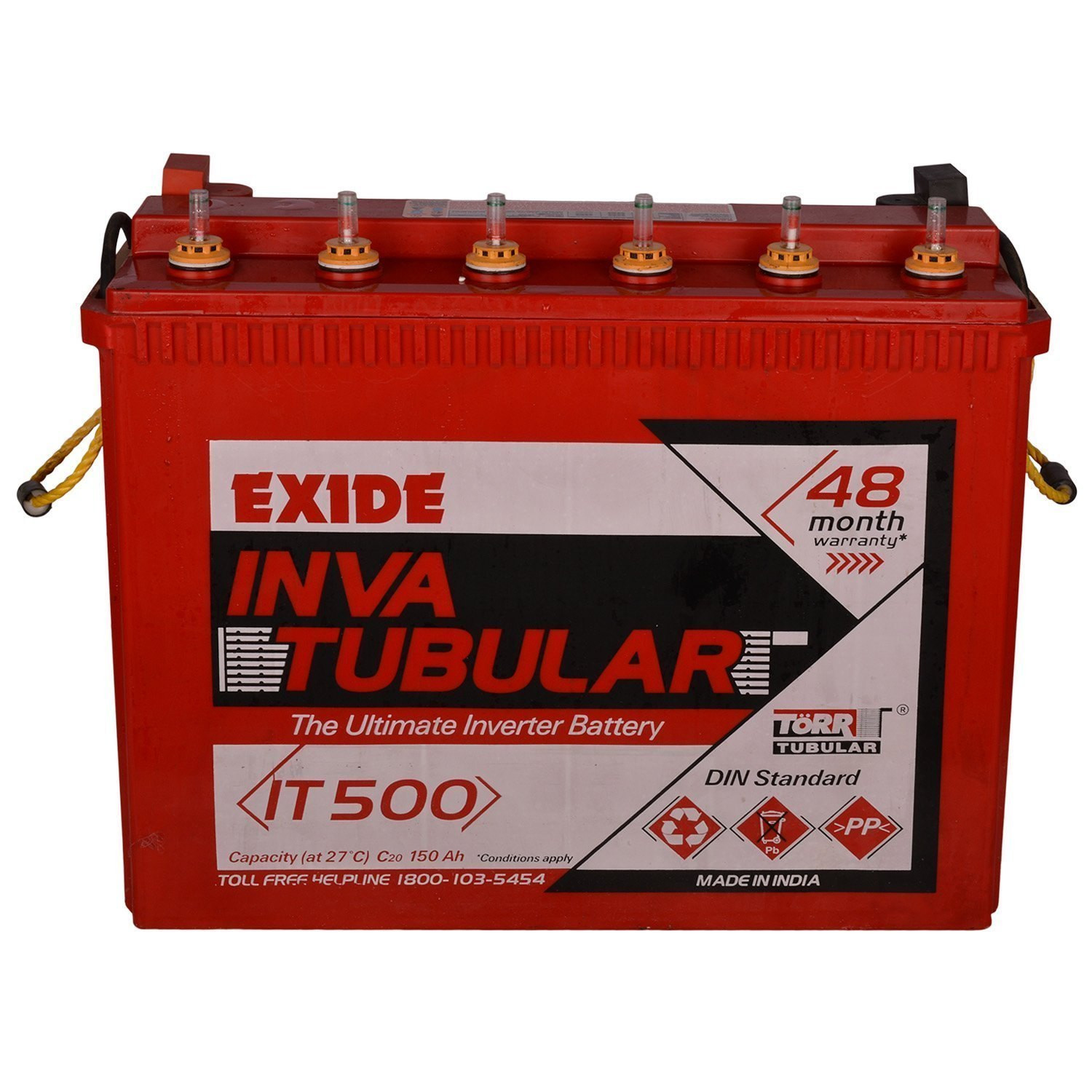 Exide Inva Tubular Inverter Battery, 150 Ah, Model Name/Number: It...